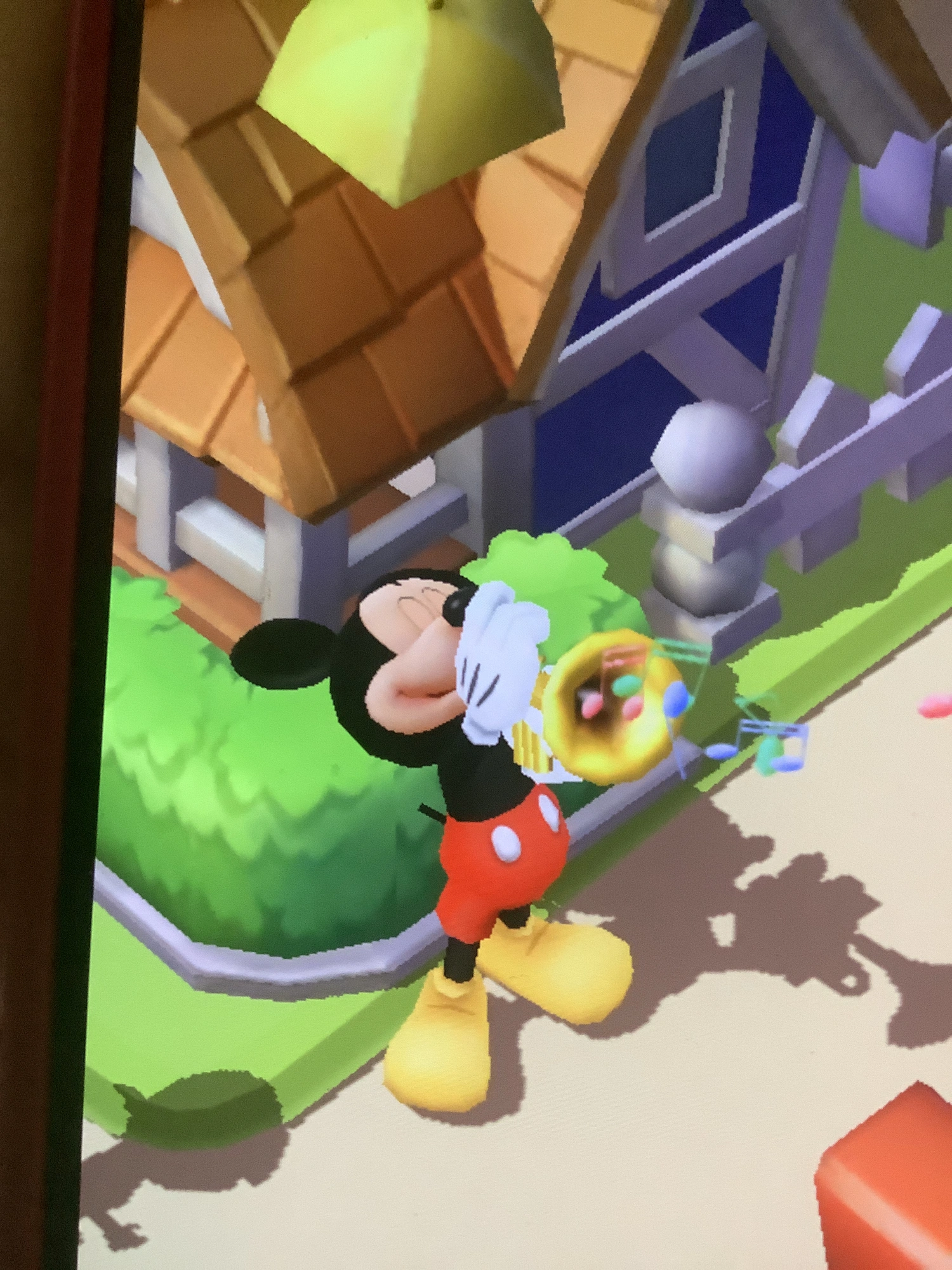 Mickey Mouse playing the trumpet in Disney magic kingdoms | Fandom