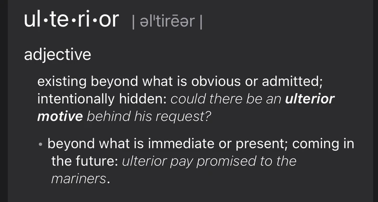 hii (with ulterior motives) | Fandom
