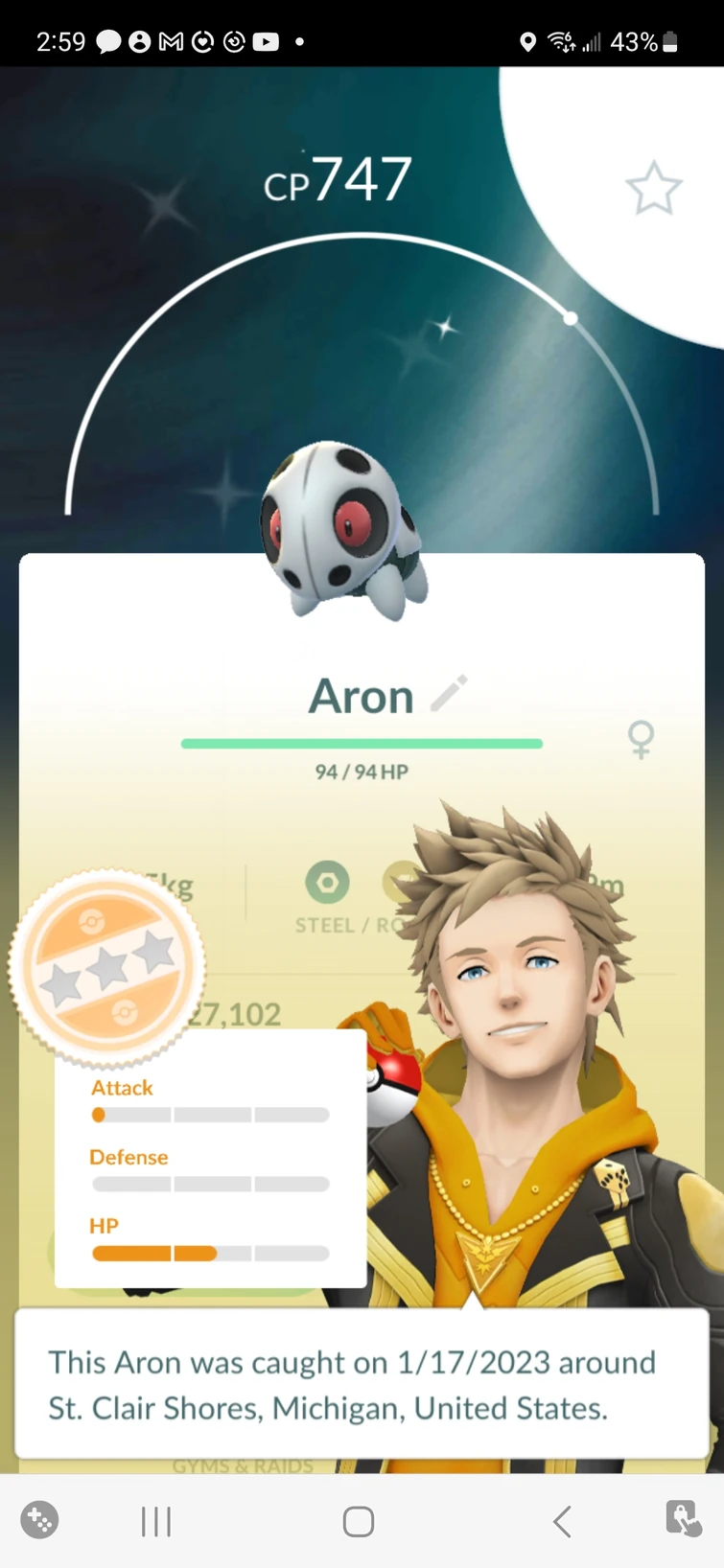 Sixth Shiny Aron | Fandom