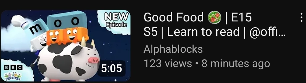 They completed alphablocks series 5 | Fandom