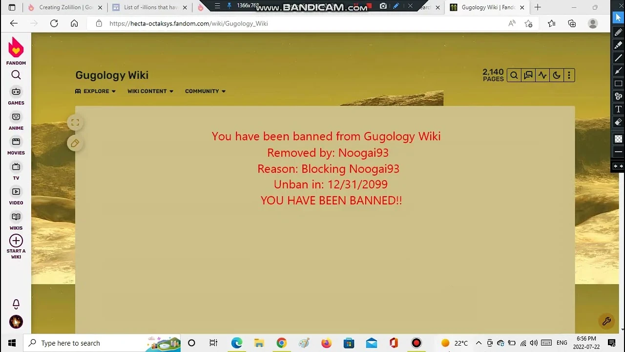 Watch the full entire video of banned from the Gugology Wiki | Fandom