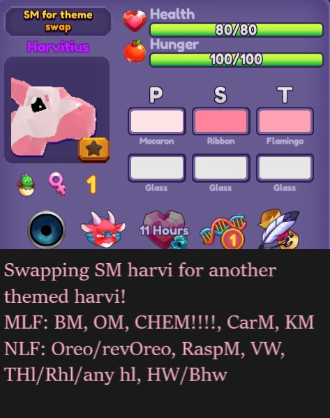 ONLY SWAPPING for another themed harvi! | Fandom