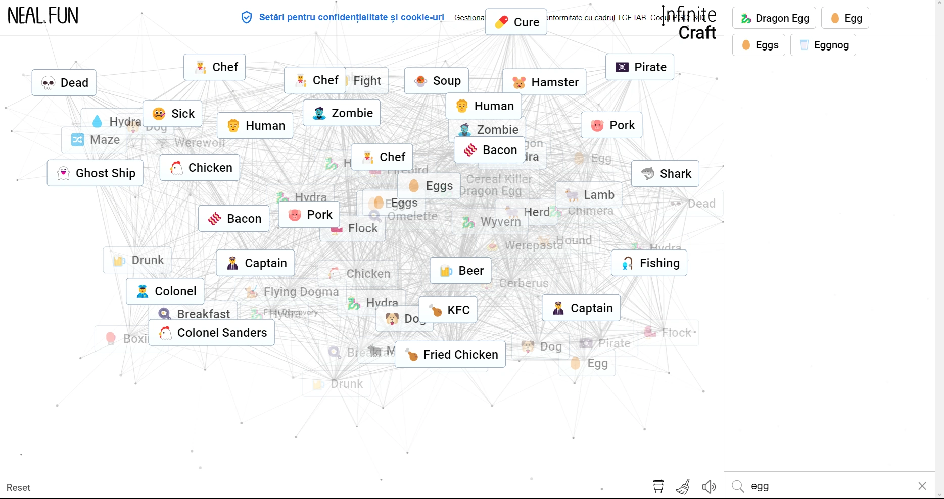 The amount of stuff you can get by typing egg in the search bar | Fandom