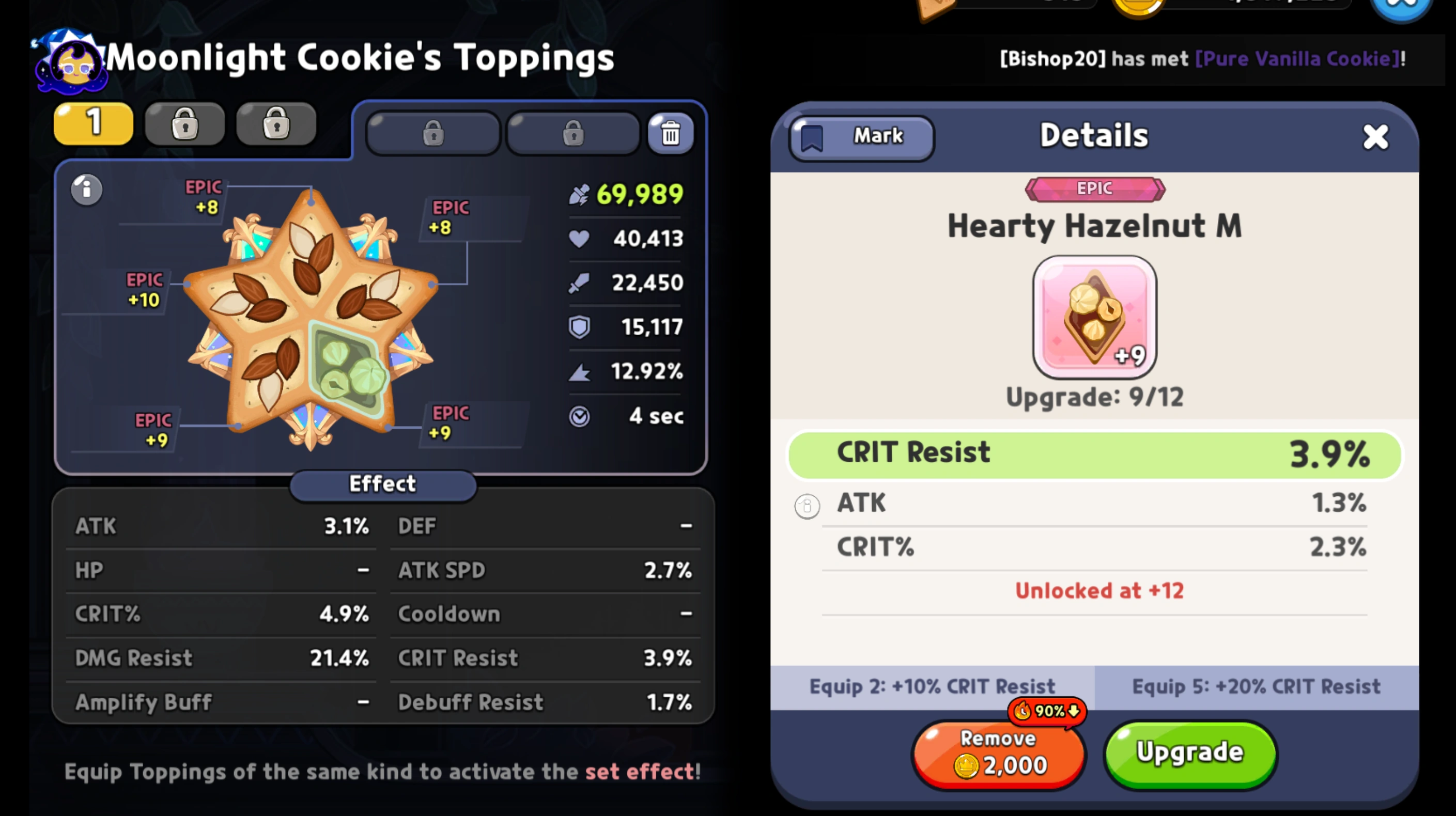 Help with Moonlight Cookie Topping Substats | Fandom