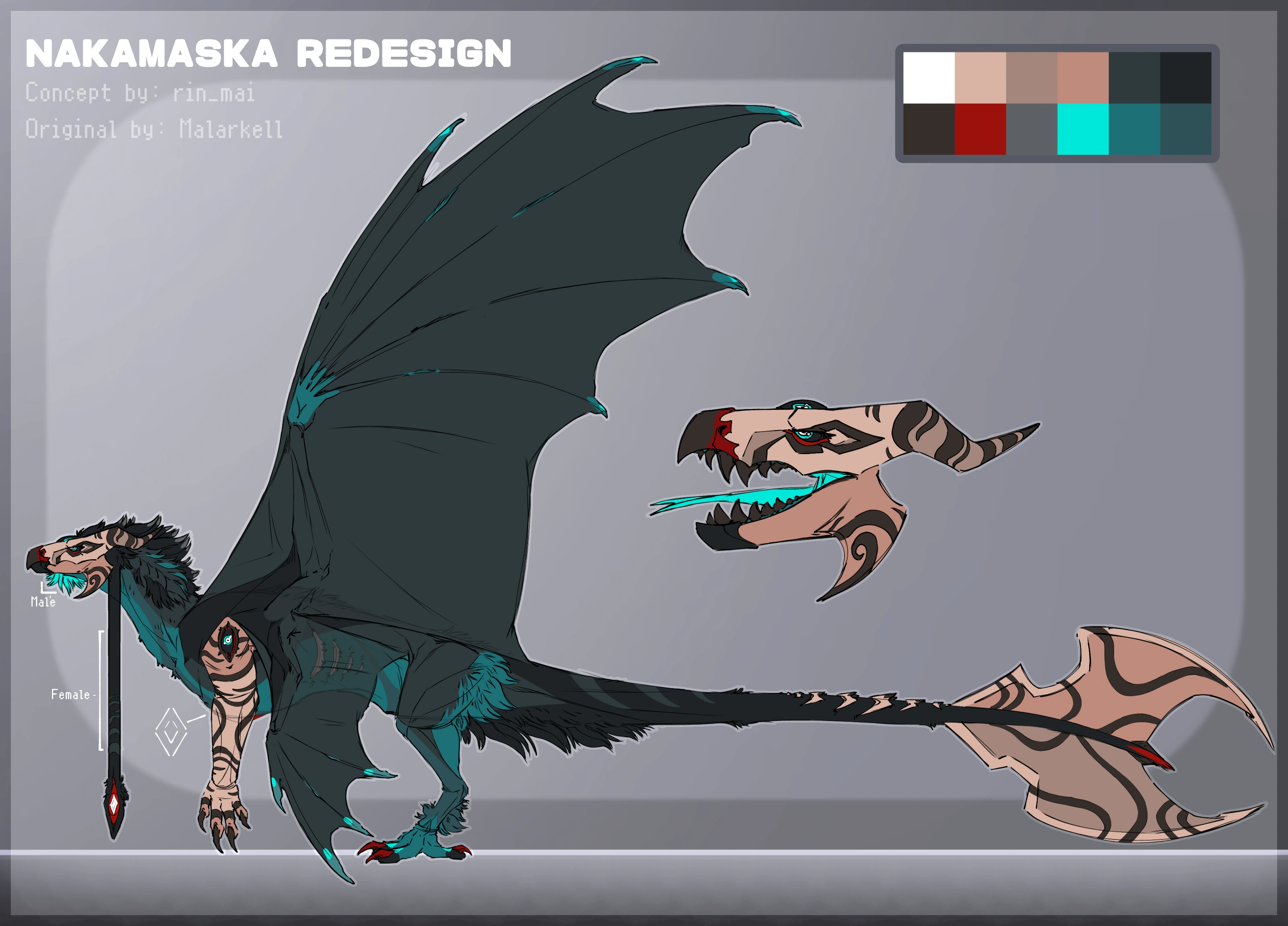 My fan redesign Nakamaska.. | Fandom