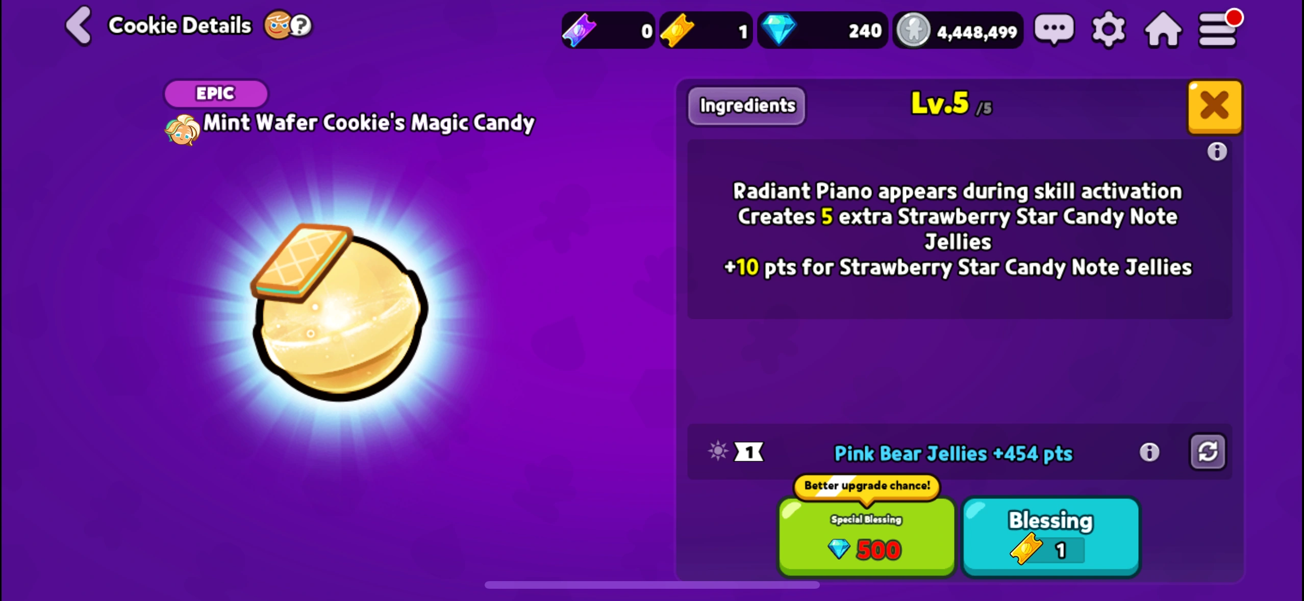 Mint wafer cookie’s magic candy. | Fandom