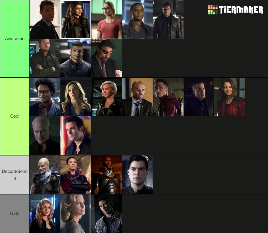 My Tier Ranking of the Main Arrow Characters | Fandom