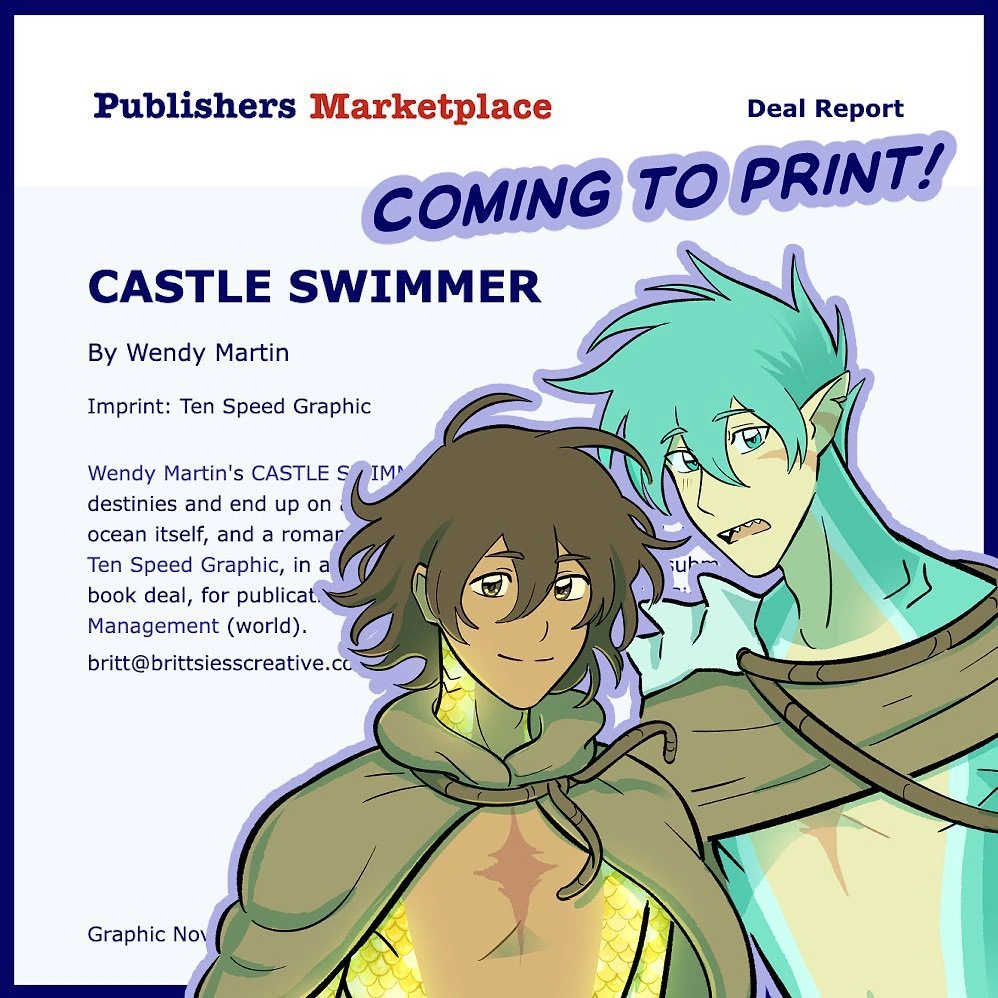 Castle Swimmer is being published! | Fandom