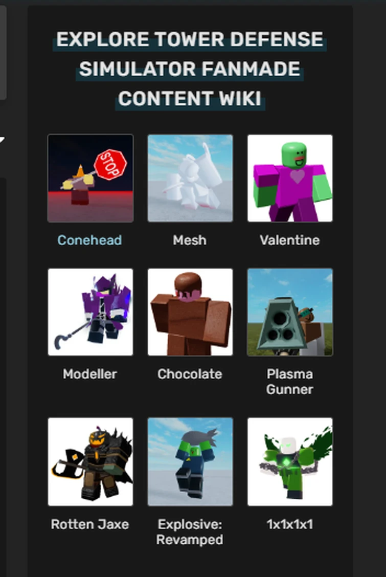 Discuss Everything About Tower Defense Simulator Fanmade Content Wiki | Fandom