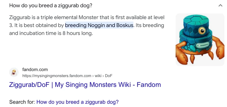 MY MISSPELLED SINGING MONSTERS (ZIGGURAB DOG, STROMBONE) | Fandom
