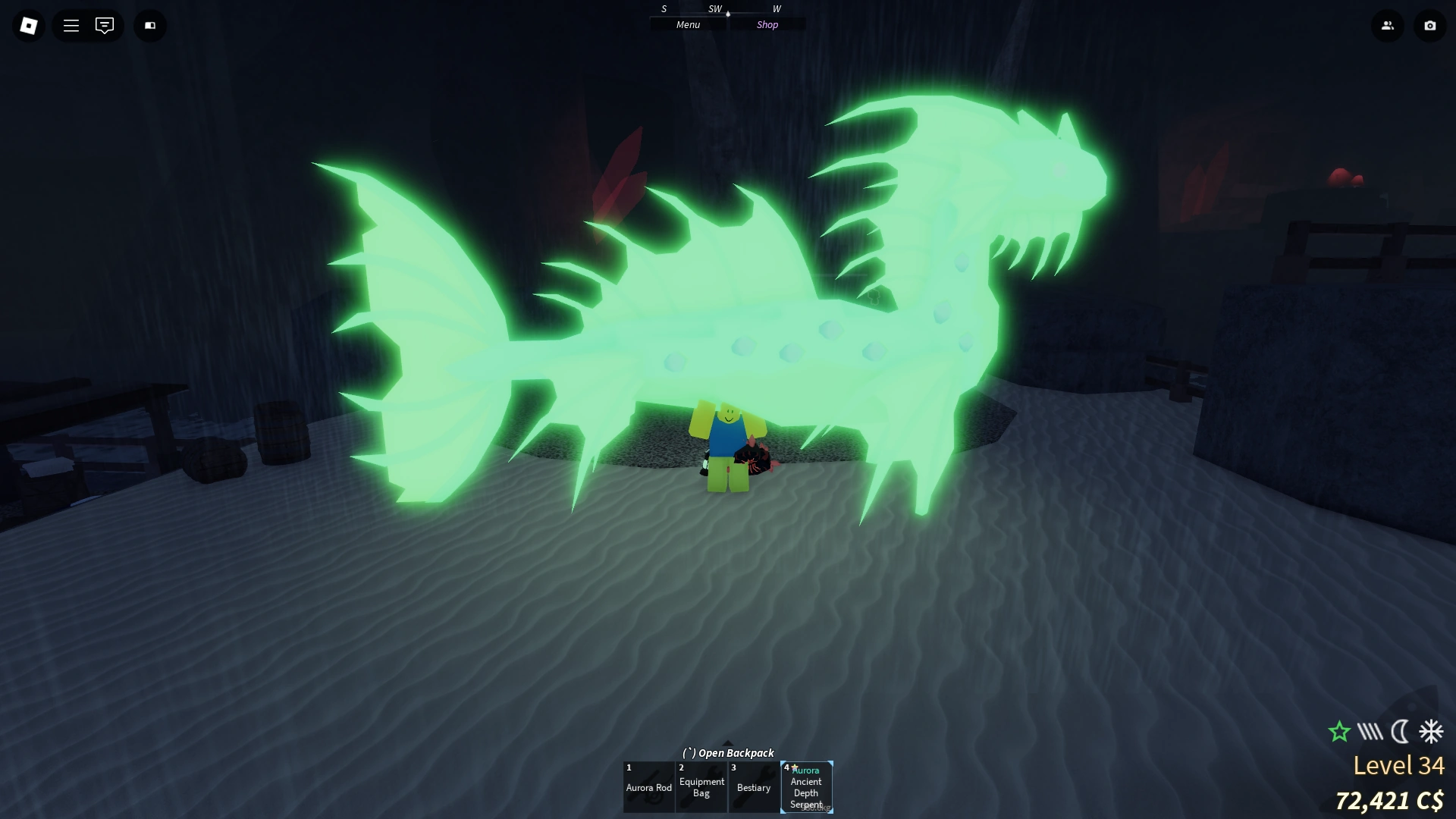 I caught an aurora ancient depth serpent | Fandom