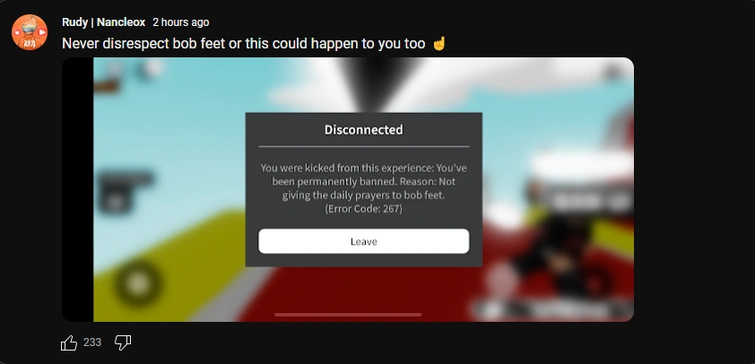 We need to stop bobs feet | Fandom