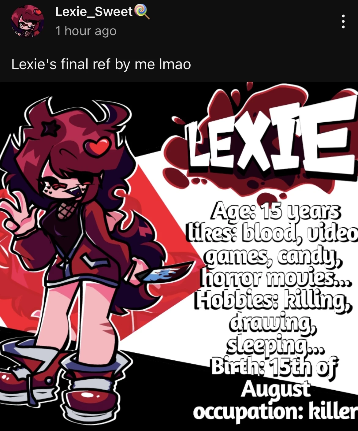 Lexie's Redesign (By My GF, Lexie) | Fandom