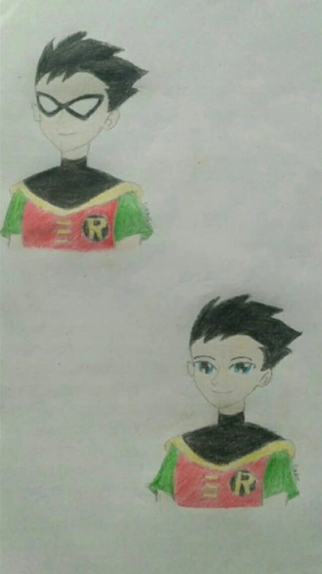 💐My art on how Robin might look unmasked!💐 | Fandom