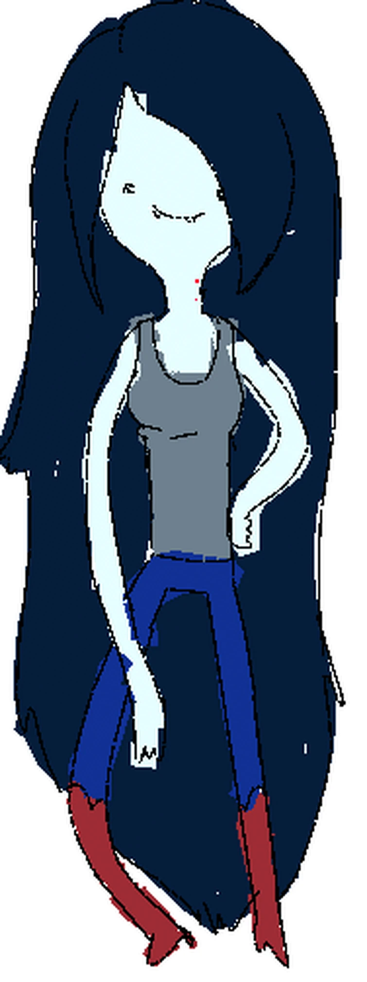 Drawing of Marceline i did in free draw | Fandom