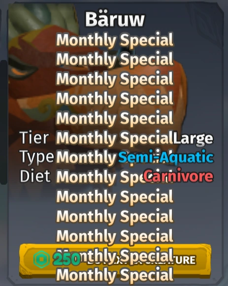 i think baruw is a monthly special | Fandom