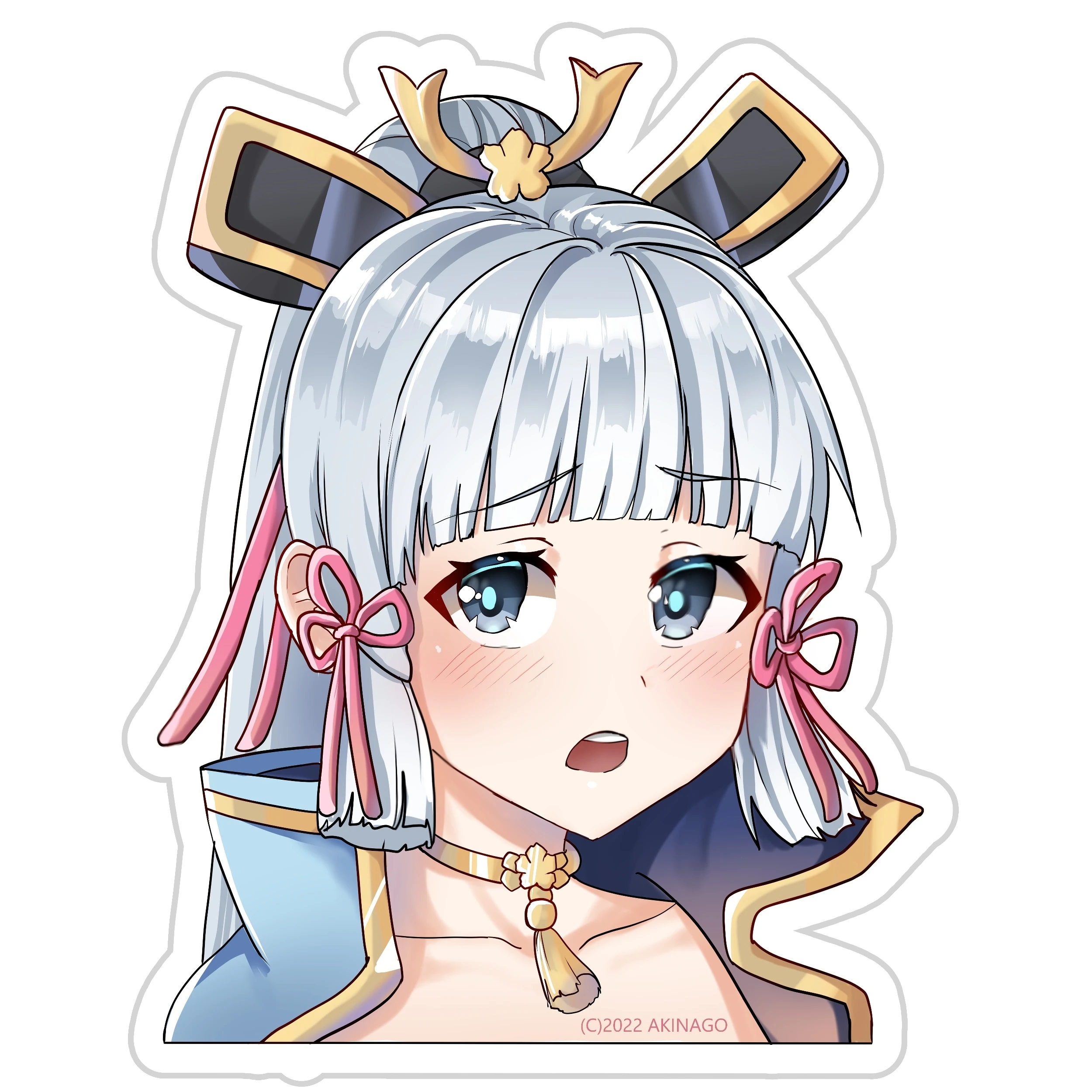 Ayaka sticker by me! | Fandom