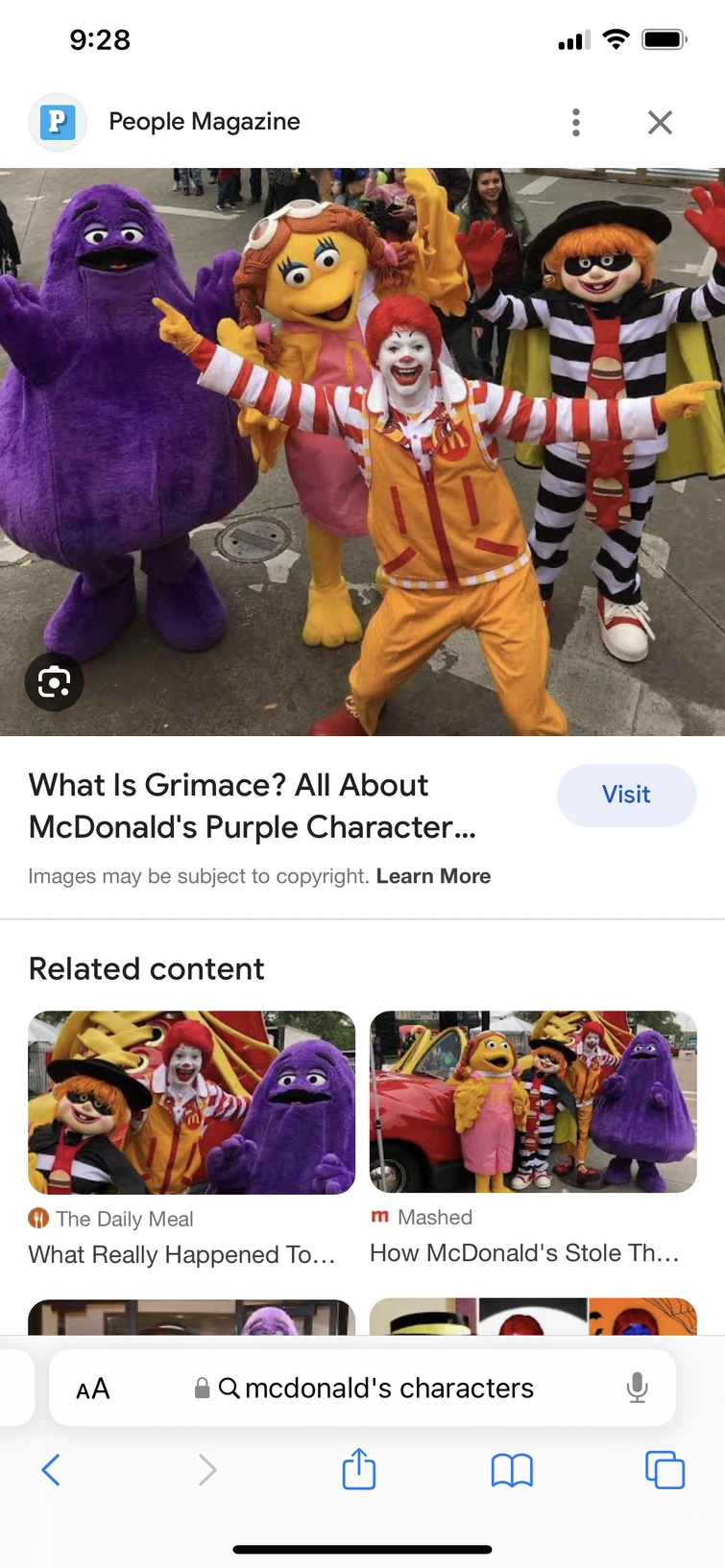 McDonald’s FNaF Characters Generation 1 | Fandom