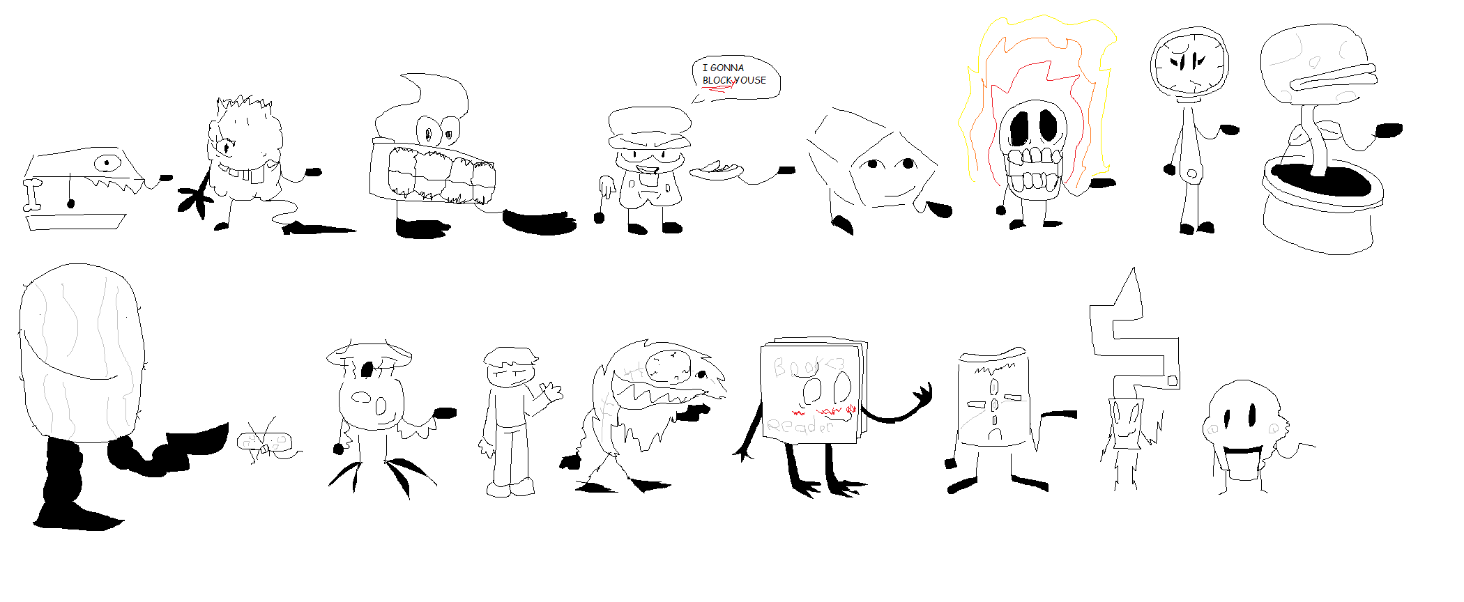 im thinking of making a show with the new bfdi characters | Fandom