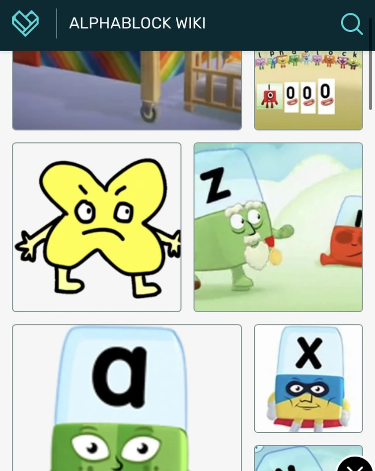 Why is there X (BFB) in the Alphablocks Wiki | Fandom