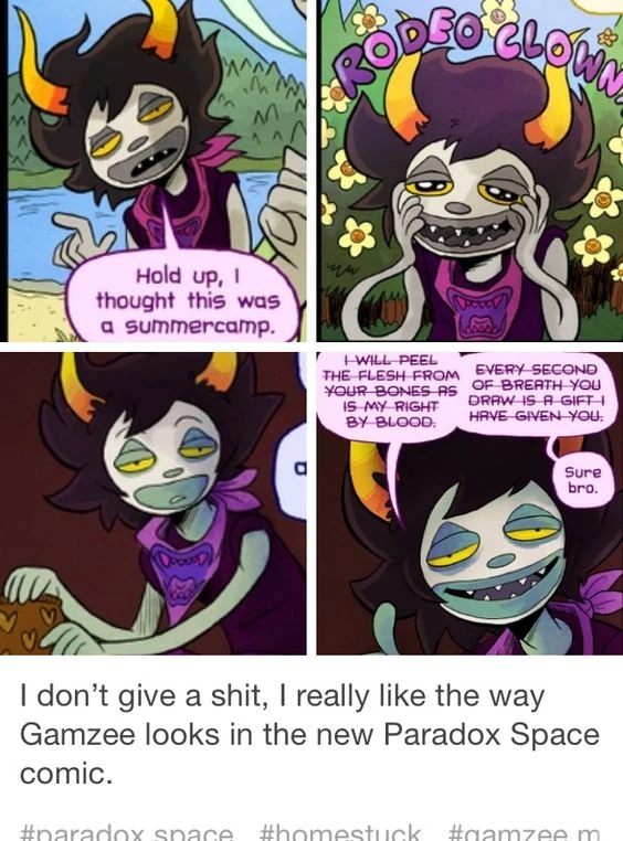 paradox space gamzee appreciation post | Fandom