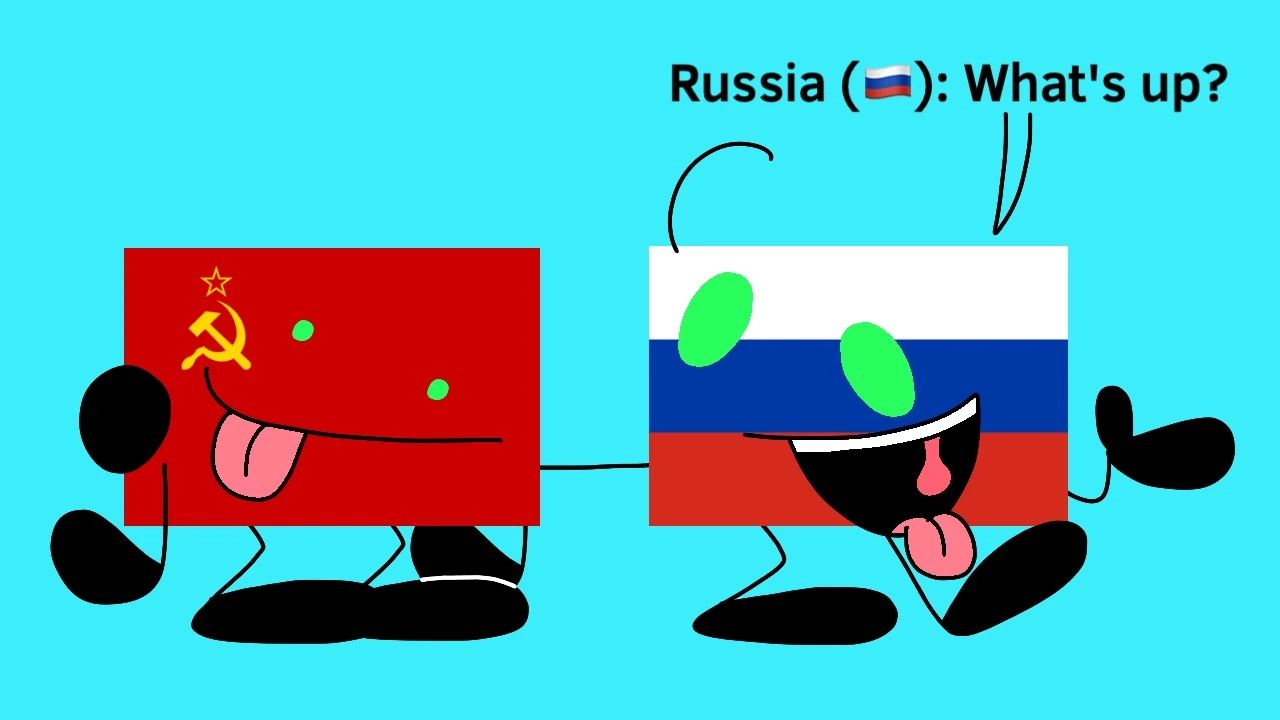 Two Funny Silly/Derpy Russian Flags (Russia and Soviet Union (USSR ...