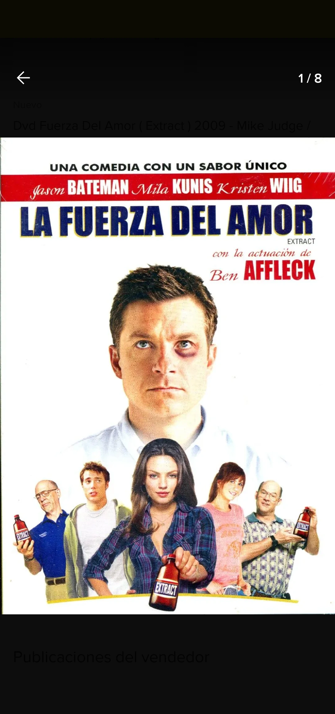 Extract (2009) dvd edición nacional. | Fandom