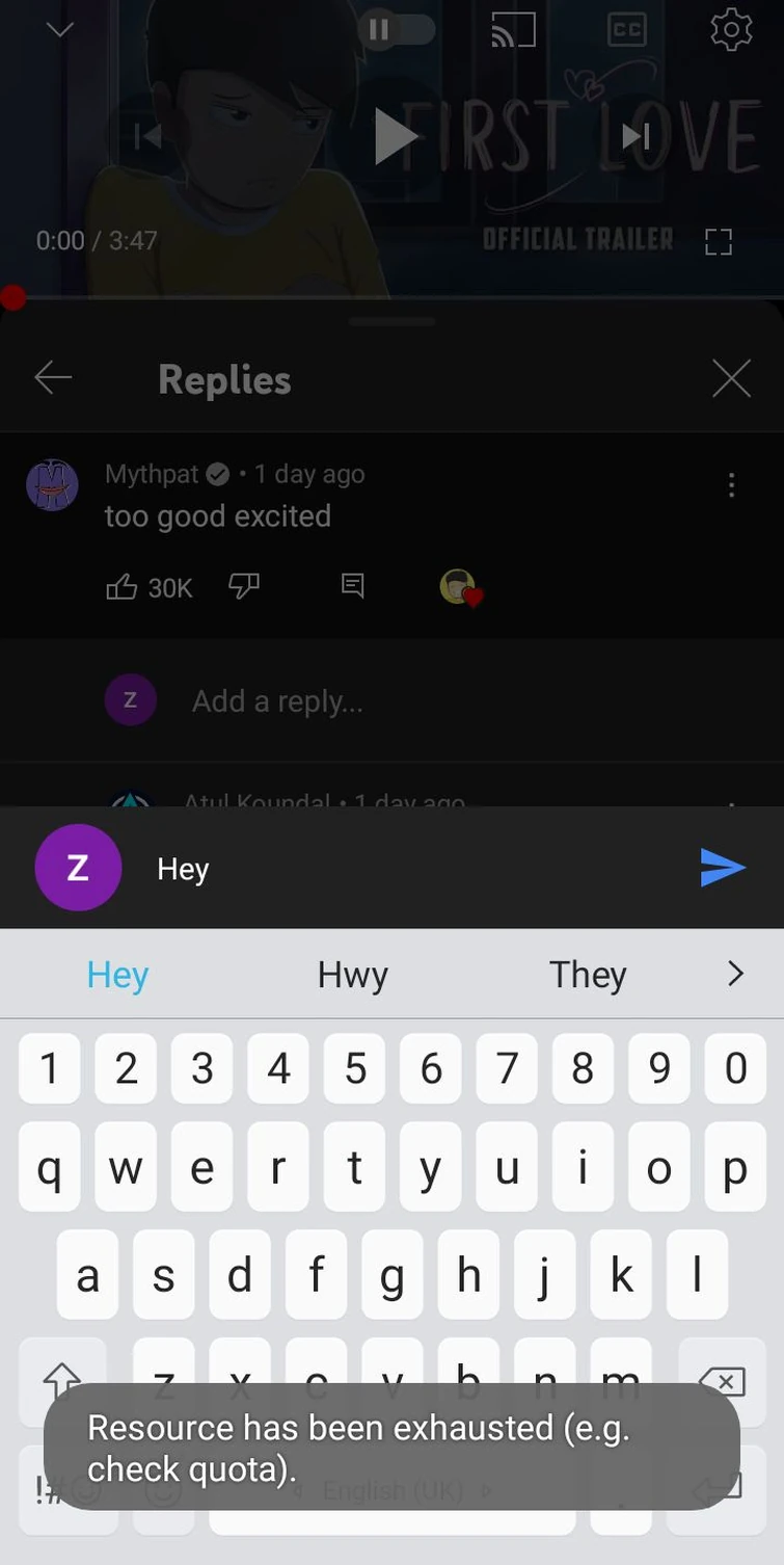 Why can't I reply on this comment on YouTube? | Fandom