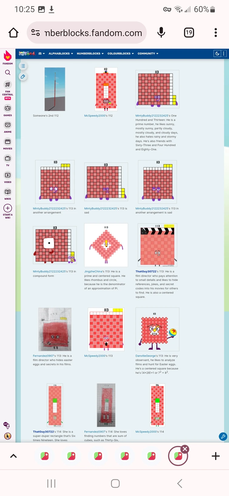 There! I putted my One Hundred and Thirteen to the Fanmade Galleries ...