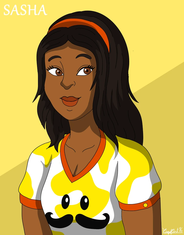 How does my version of Sasha look. I already posted it on her fanart ...