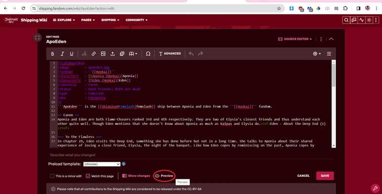 "no wiki" while creating a page | Fandom
