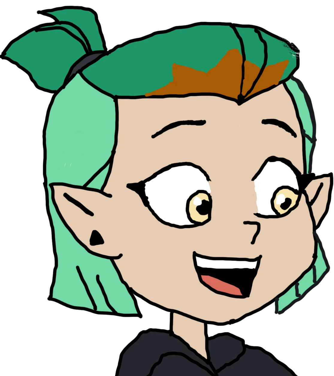 I drew Amity on a drawing app called procreate | Fandom