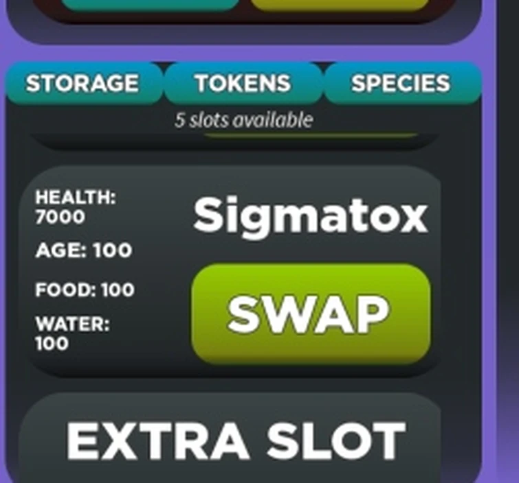 I got a stored sigmatox from a random trial token | Fandom