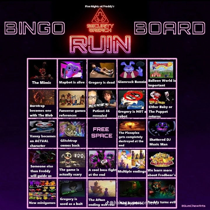 Ruin bingo (do it yourself I'm not bothered to) | Fandom