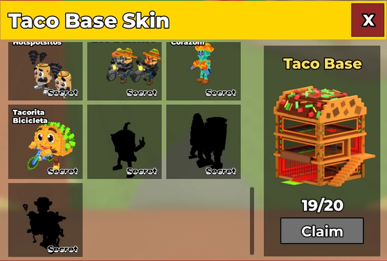 can someone help me get the taco base | Fandom
