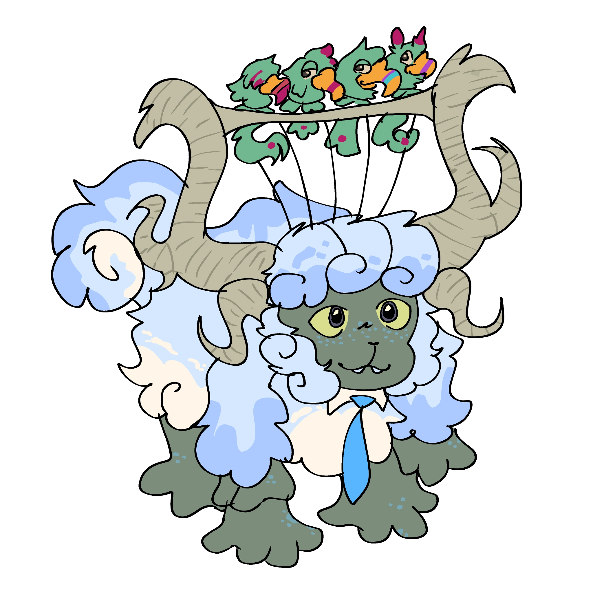 nmelted sheep guy plus his normal chillin form | Fandom