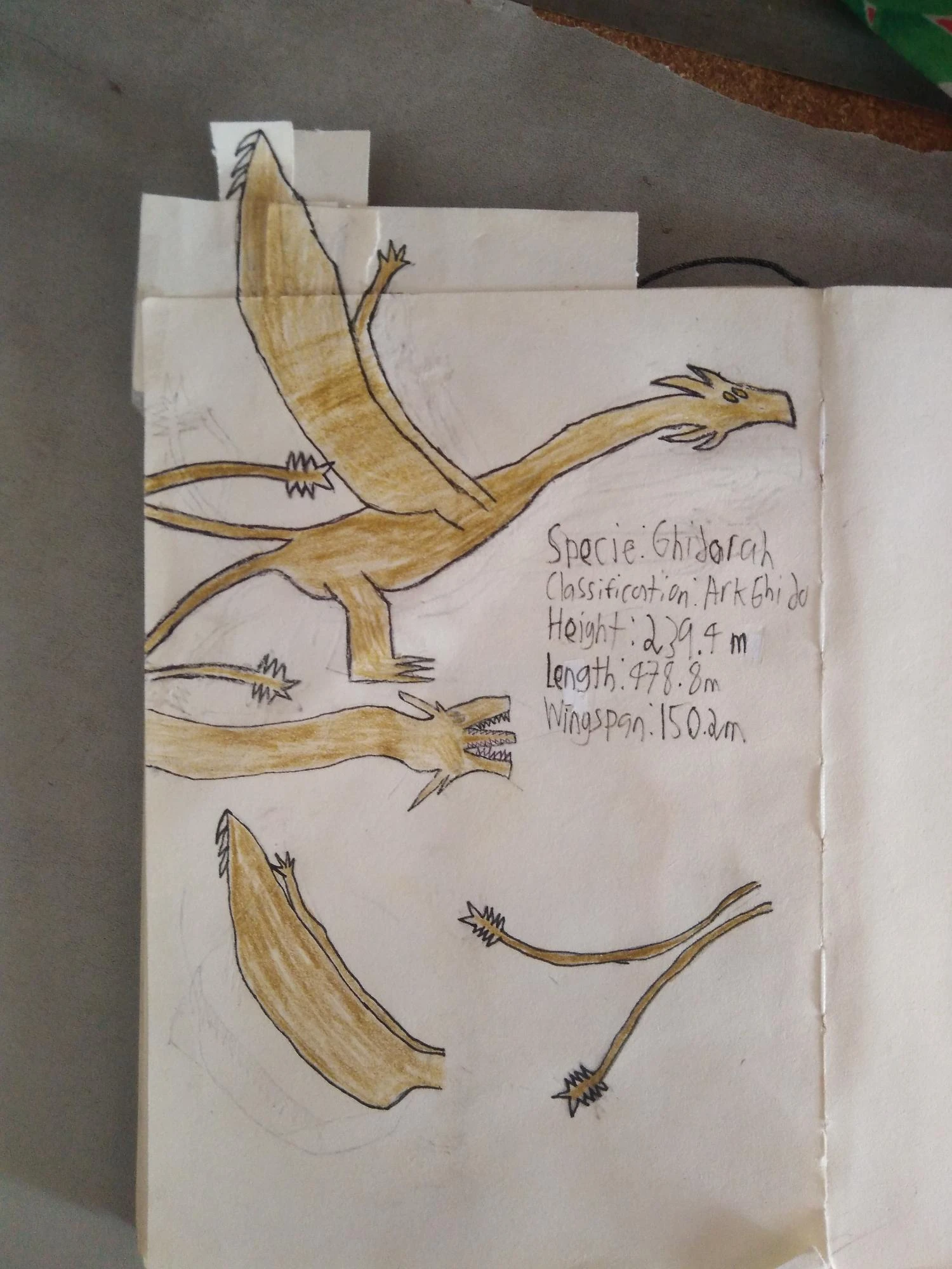 Ghidorah Drawing | Fandom
