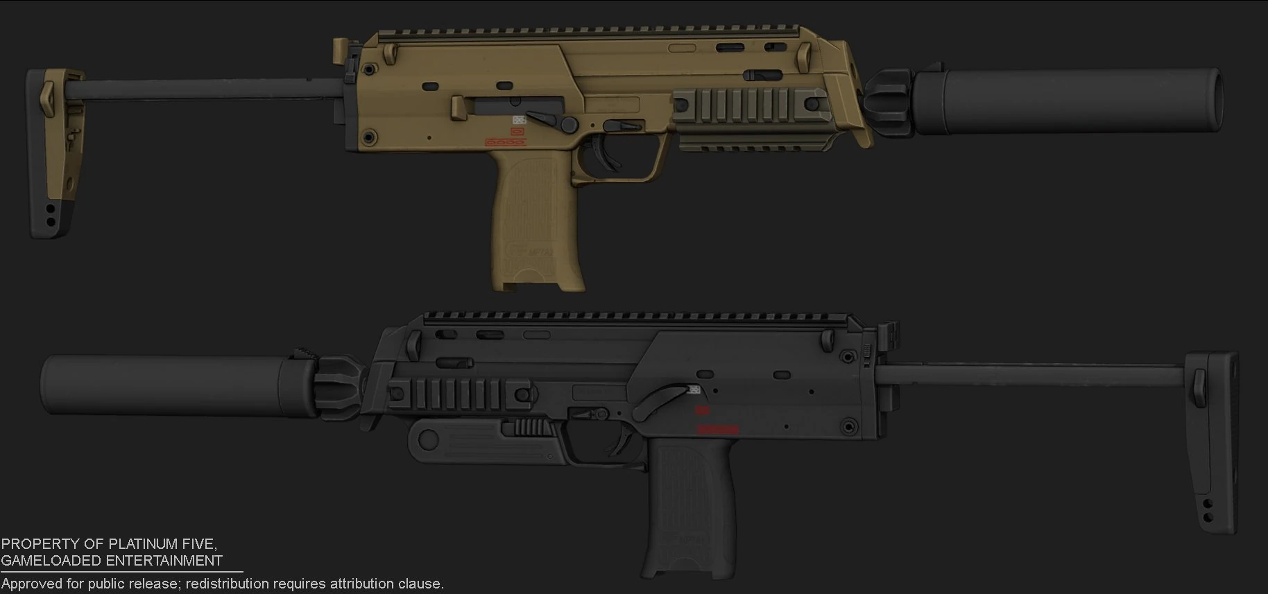 MP7A1 & A2's new texture and RAL8000 finish | Fandom