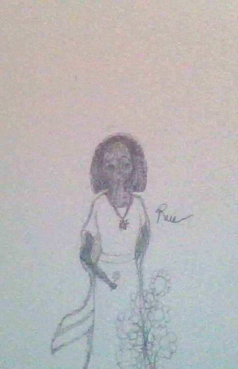I drew Rue | Fandom