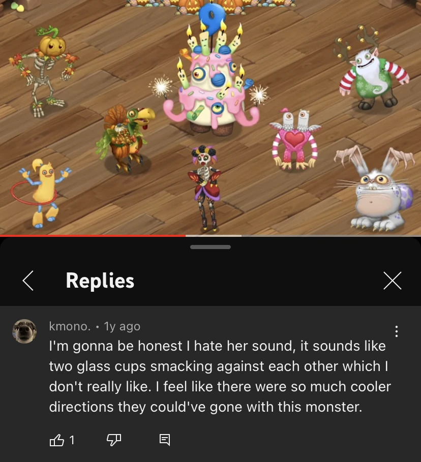 I love it when MSM fans hate Monsters that are basically just the ...