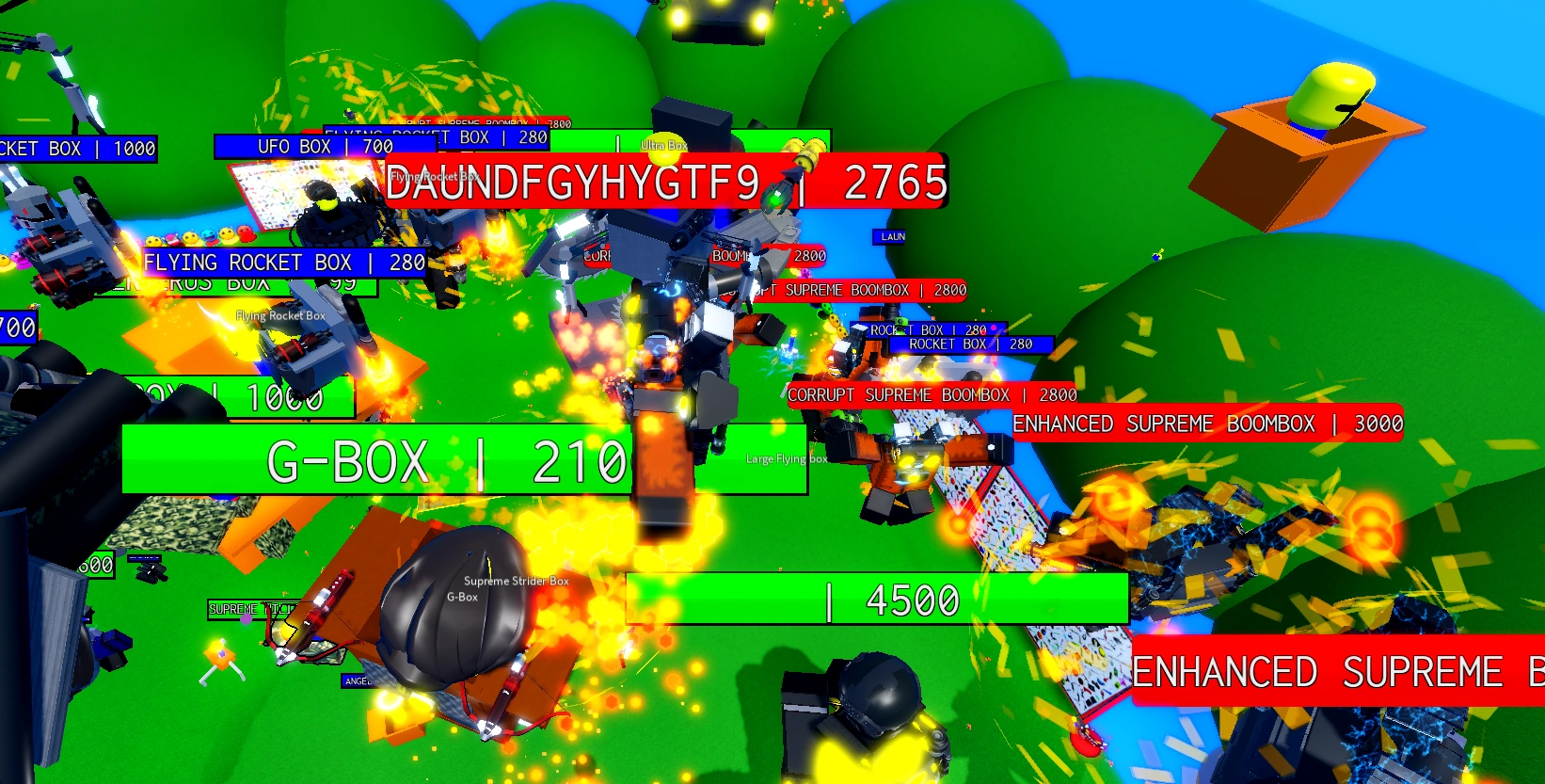 A normal day in Superbox Siege Defense... totally. (100%! NOTHING TO ...