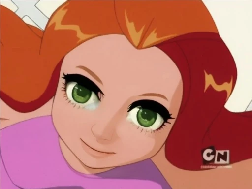 Funny realistic drawing of the face of the character Sam from Totally ...