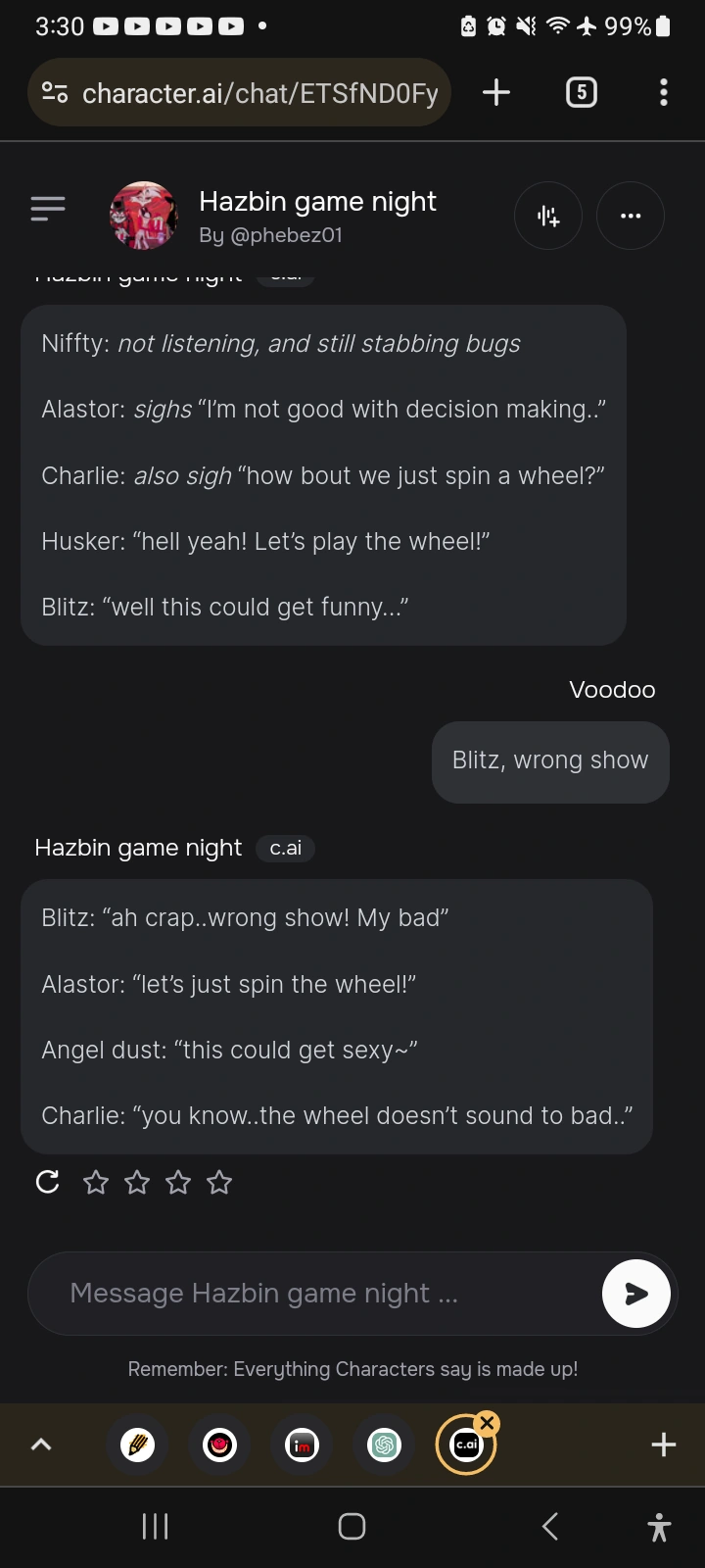 I was on c.ai | Fandom