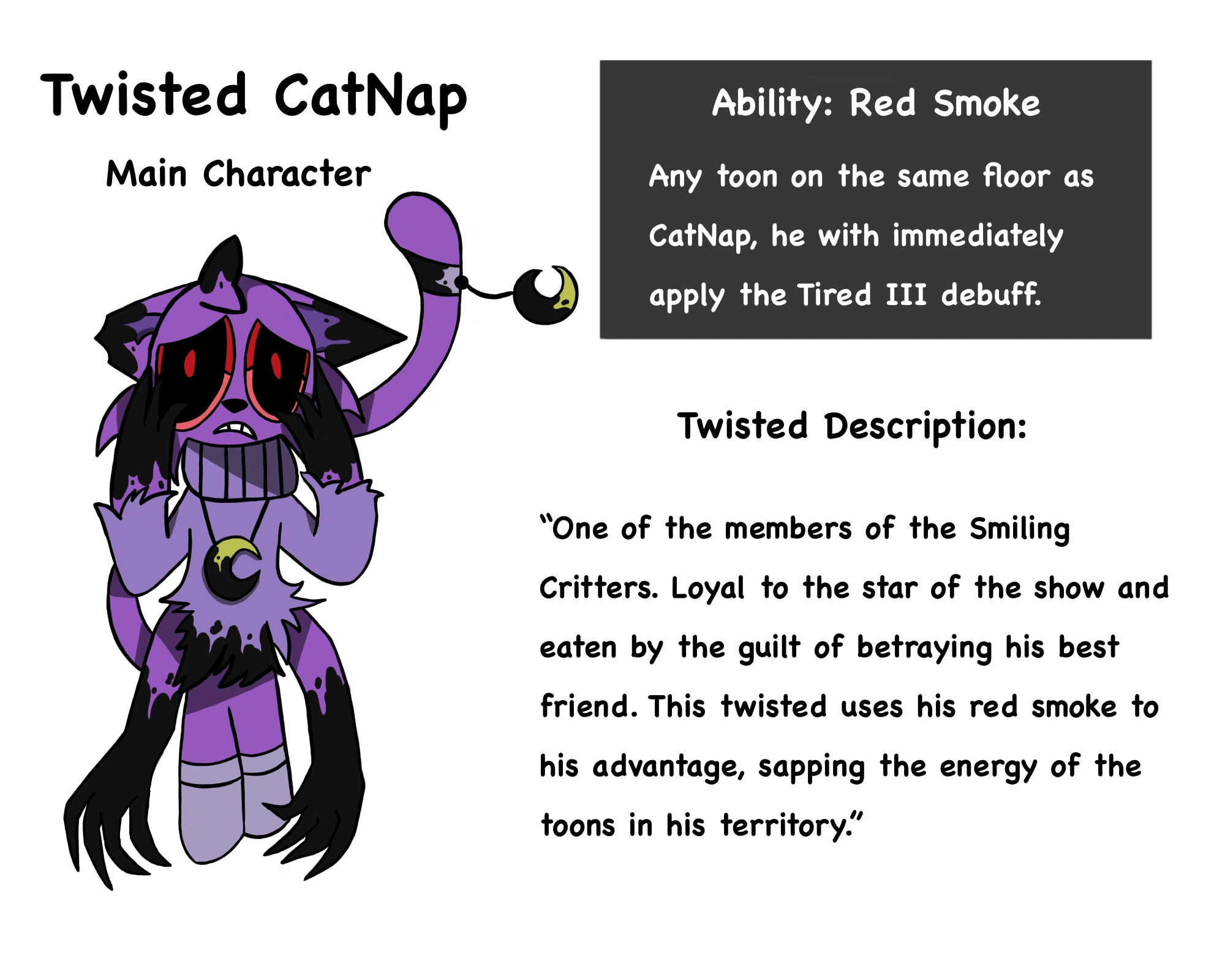 Full Twisted OCs reference cards to please the art eaters | Fandom