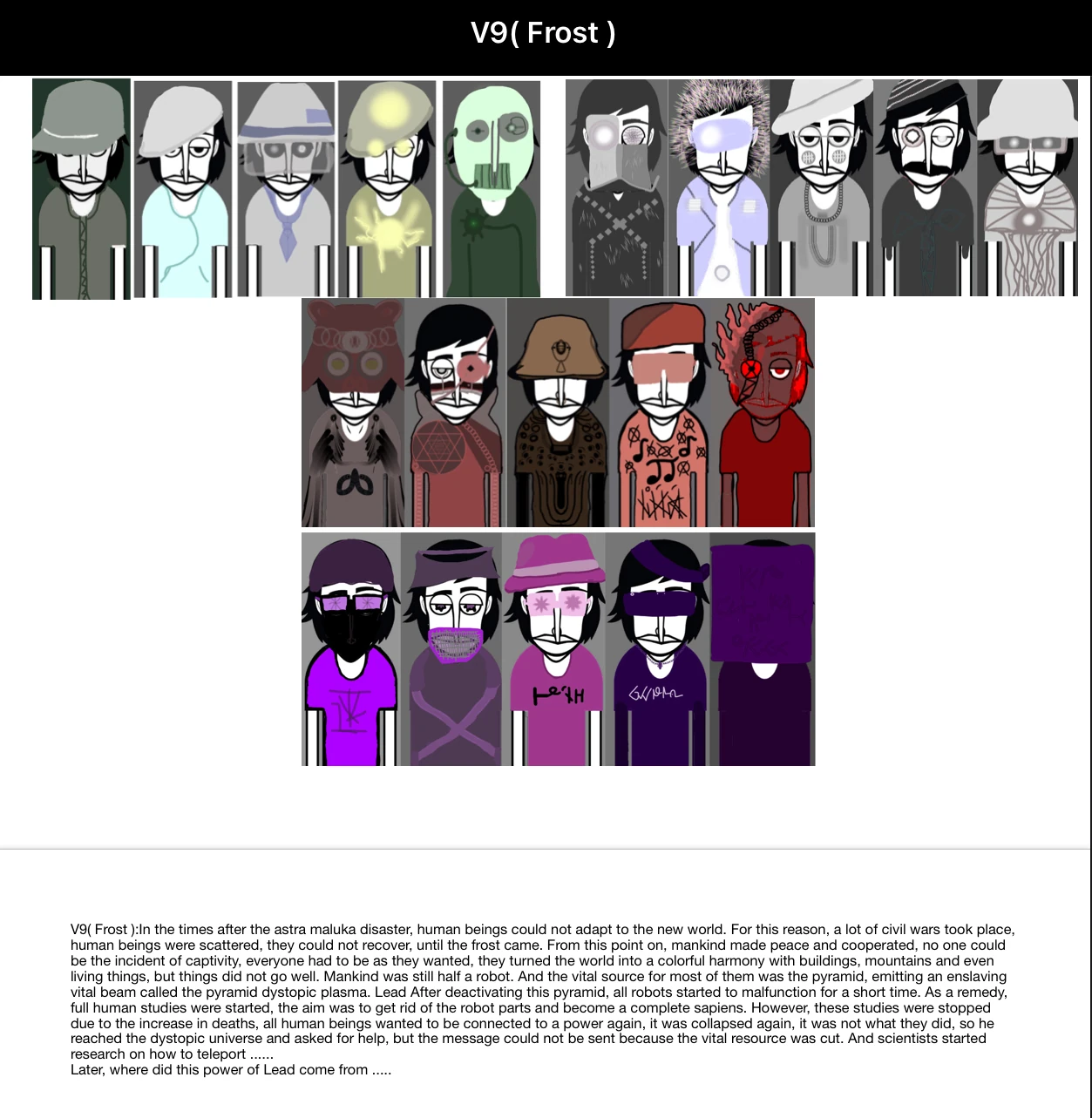 I made fanmade story about V9 | Fandom