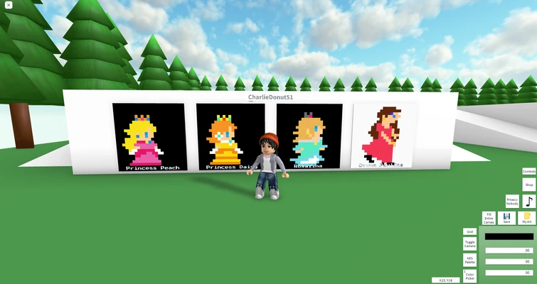 Peach, Daisy, Rosalina & Pauline in Pixel Art | Fandom