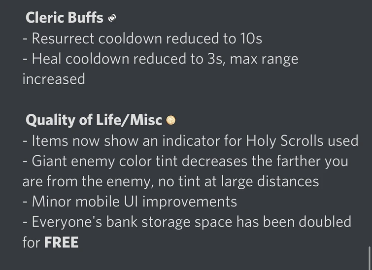 Vesteria Dark scroll update Summary. | Fandom