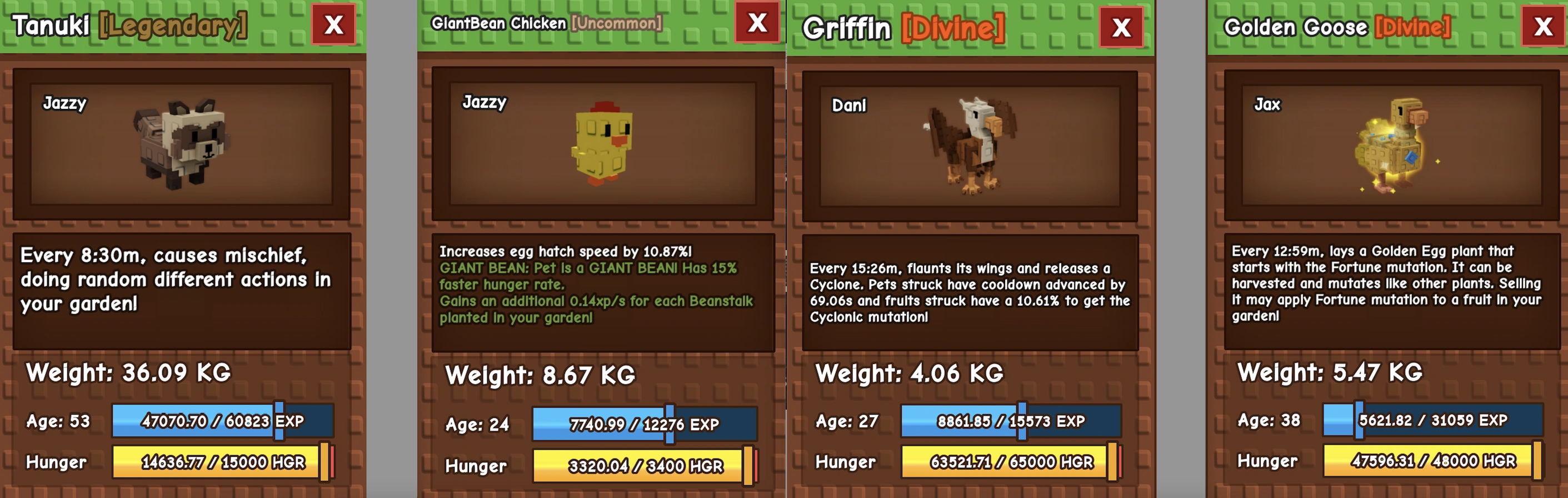 lf huges no sheckles or random ahh pets | Fandom