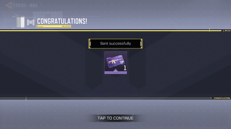 Sending xp cards to friends in CoD Mobile | Fandom