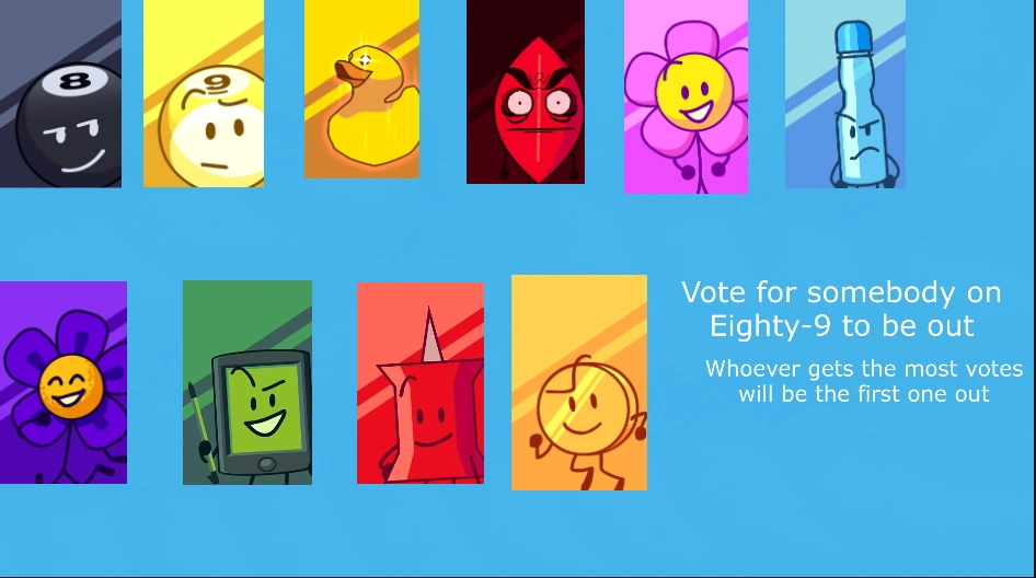 BFB My Way character voting | Fandom